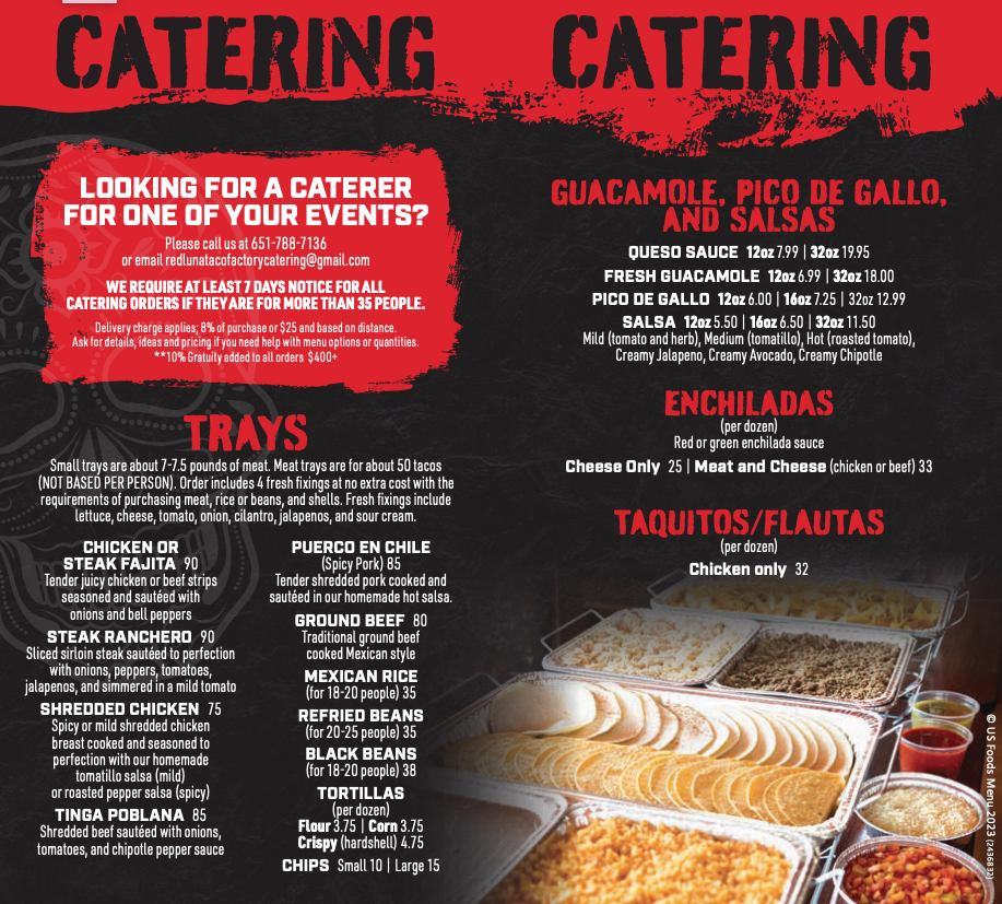 Red Luna Seasons | Catering